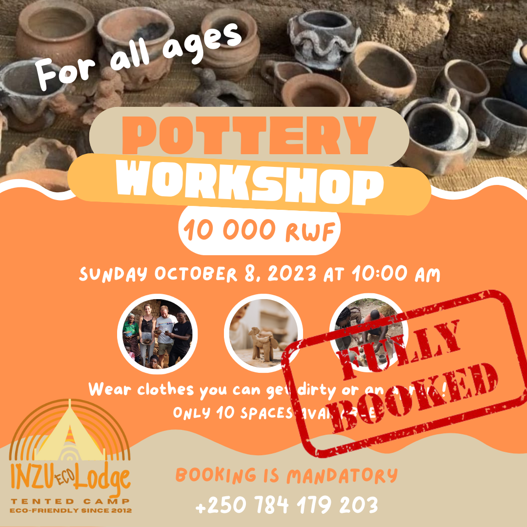 Pottery Workshop INZU 2023 Fully book – INZU Eco Lodge